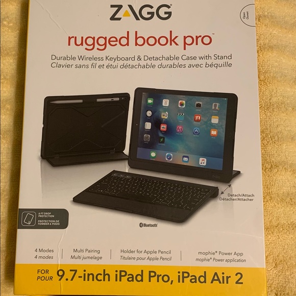 ZAGG | Tablets & Accessories | Zagg Rugged Book Pro Wireless Keyboard ...